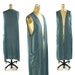 Moroccan Duster Vest / Jade Green Rayon Sleeveless Jacket