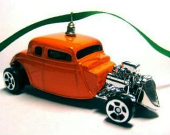 Items similar to black devil on tire, rat rod, hot rod car hood ...