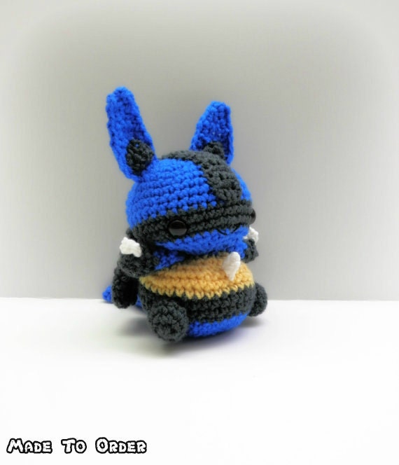 Crochet Lucario Inspired Chibi Pokemon
