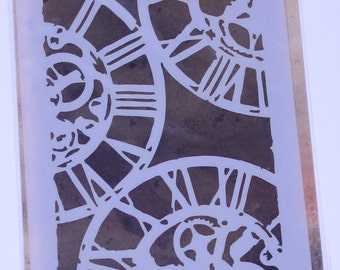 Clock stencil | Etsy