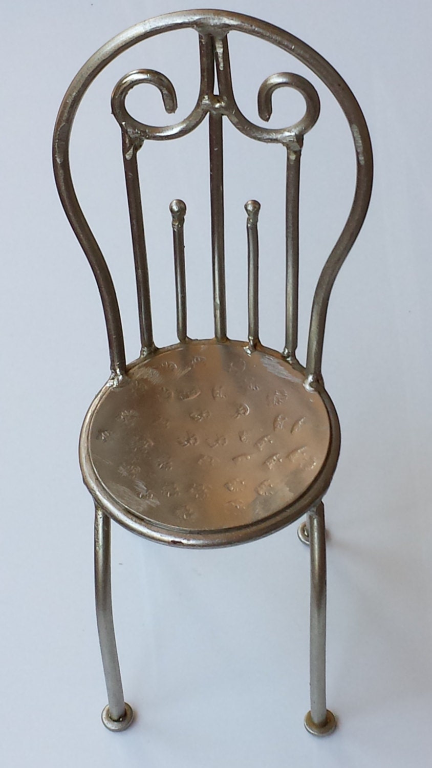 Metal DOLL CHAIR~Cute Mini Chair~Toy for Child~Bear Chair~Child Gift ...