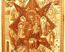 Icon of the Mother of God (the Virgin Mary) of the Burning Bush.