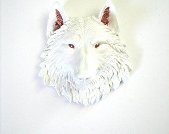 Unique fake wolf head related items | Etsy