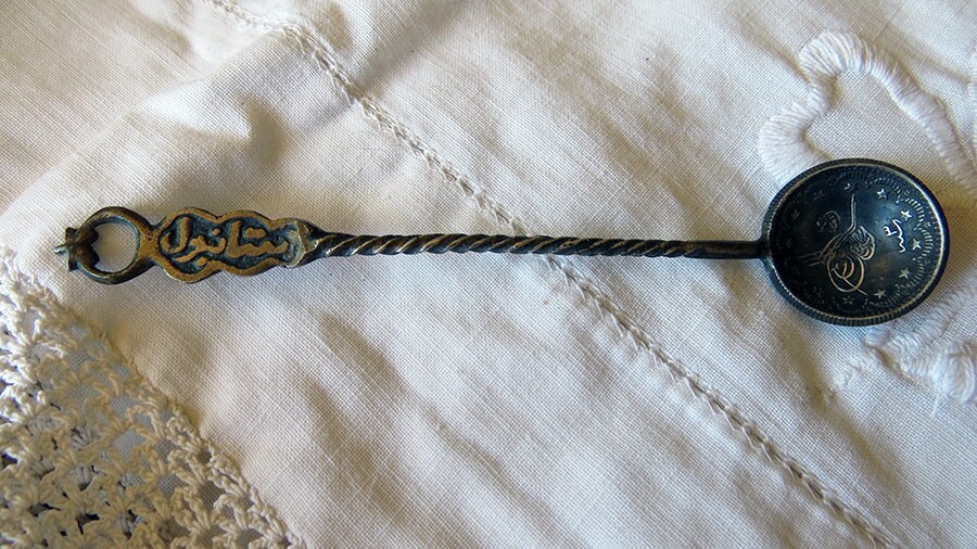Vintage silver plated Arabic ornate dip demitasse tea spoon – Haute Juice