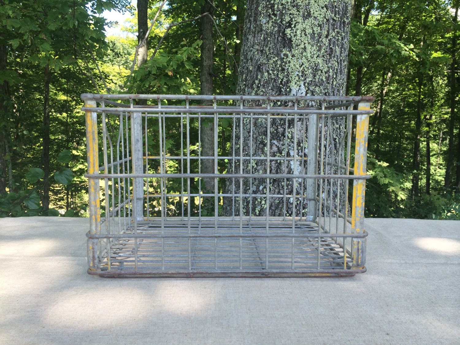 Vintage Metal Crate Large Crate – Haute Juice