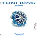 TONI RING pattern tutorial with crescent and by PearlyBeadDesign