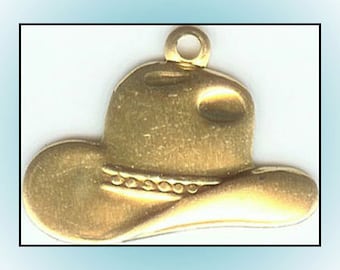 Cowboy hat charm | Etsy