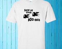 Show Me Your Boo-Bees tshirt Hipster Halloween time trick or treat ...
