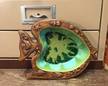 Vintage Fish Treasure Craft Dish
