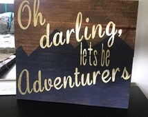 Popular items for adventure sign on Etsy