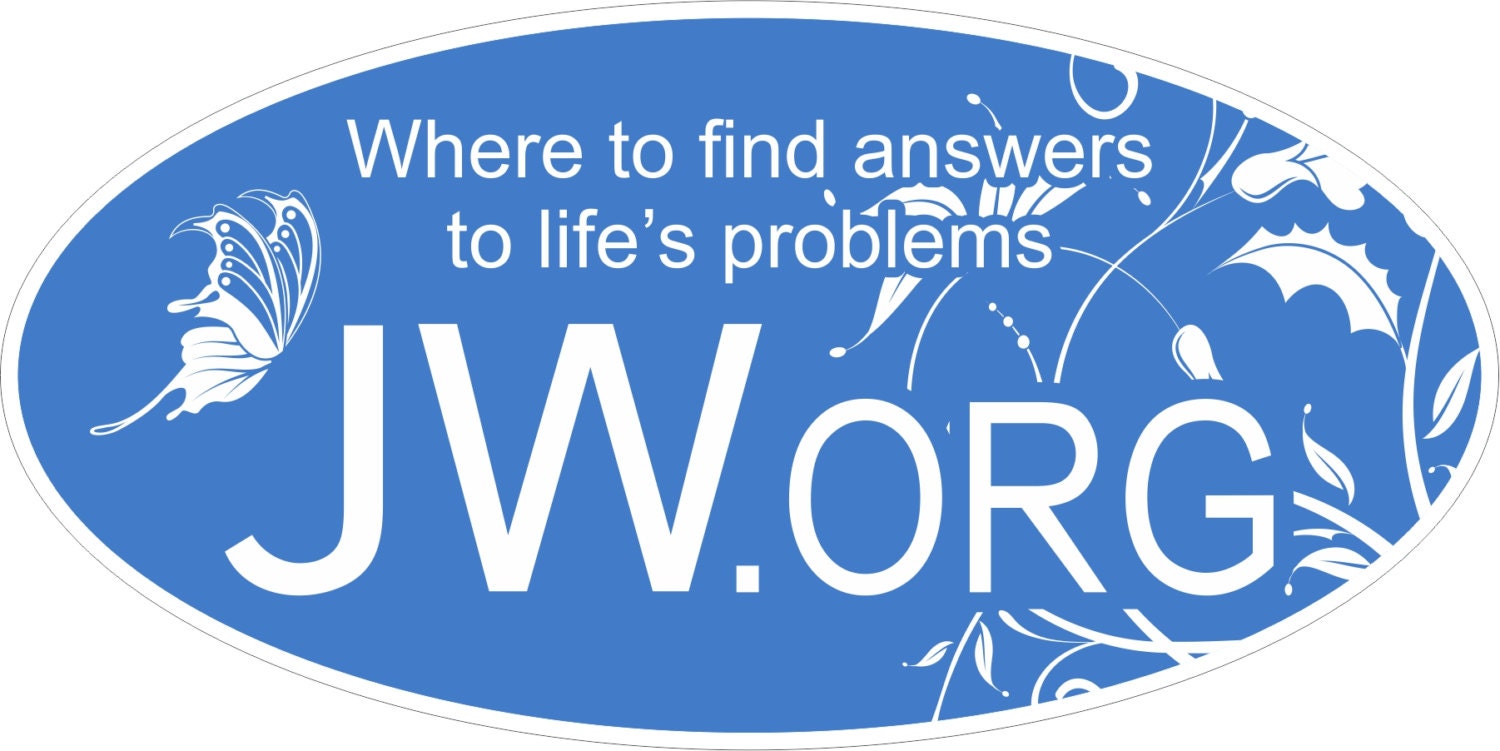 JW.ORG Bumper Sticker 2 3x6 Great PIONEER