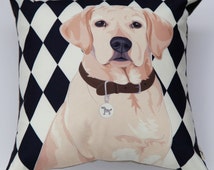 Unique lab pillow related items | Etsy