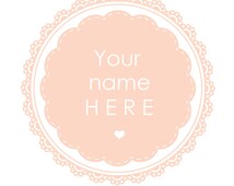 Unique lace logo related items | Etsy