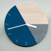 Modern Wall Clock / Masculine Clock / by MrWolfeClocks on Etsy