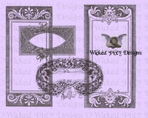 Popular items for fancy digital frames on Etsy