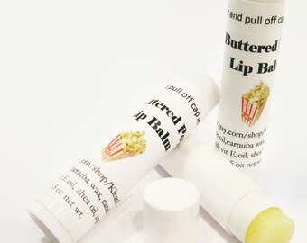 Popcorn lip balm | Etsy