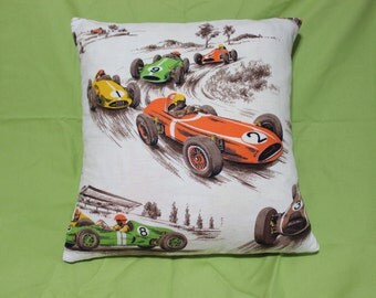 Race car pillow case | Etsy