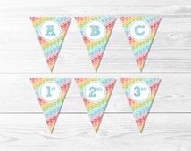 Unique birthday rainbow related items | Etsy