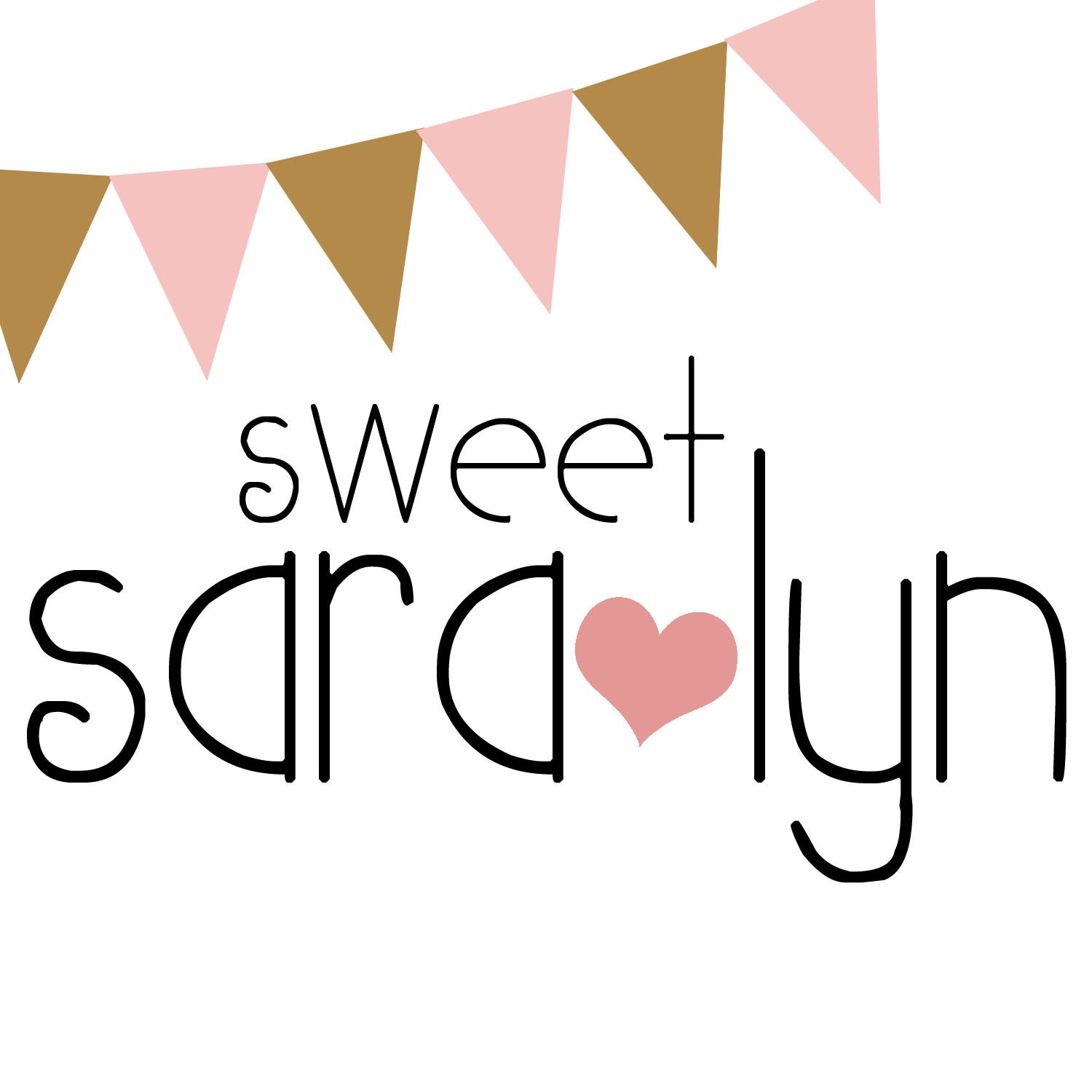 Sweet sewn decorations by SweetSaraLyn on Etsy