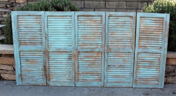 Shutter Headboard Twin Full Queen or King By Foo Foo La La