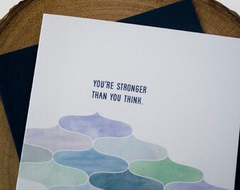 Modern sympathy card | Etsy