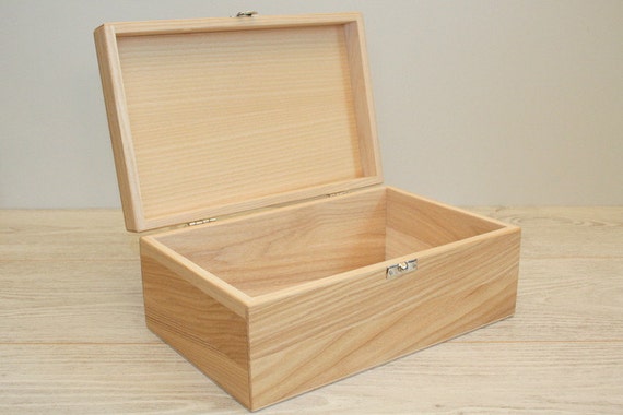 Wooden Keepsake Box / Ash Wood Box / Gift Box / Storage Box