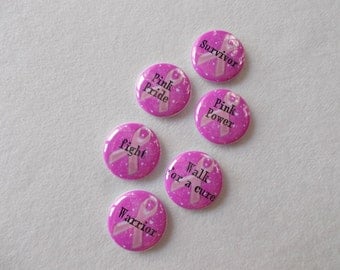 Breast cancer button | Etsy