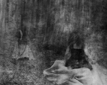 Lost Conceptual Photograph. girl portrait dark by violetgrayart