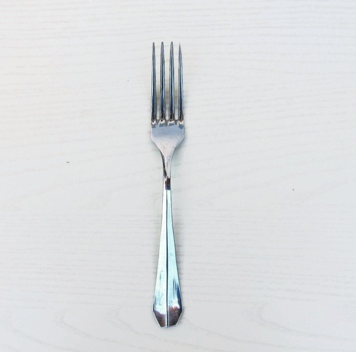 Vintage Serving Fork, Alpacca, Antique silverware, Flatware kitchen ...