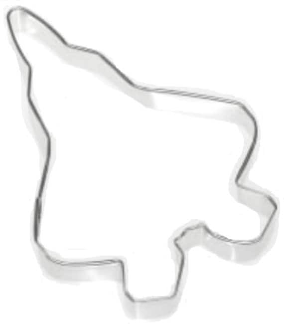 Jet Fighter Airplane Cookie Cutter 4.75