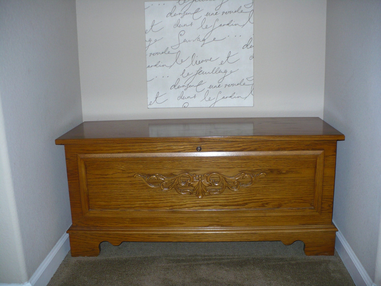 Vintage Lane French Country Chest ~ Solid Oak – Haute Juice