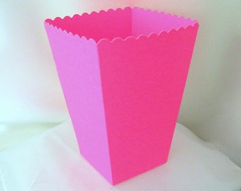 Pink popcorn box | Etsy