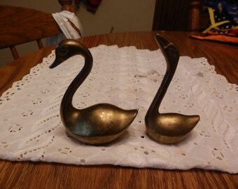 Metal swans | Etsy