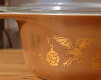 Pyrex early american | Etsy