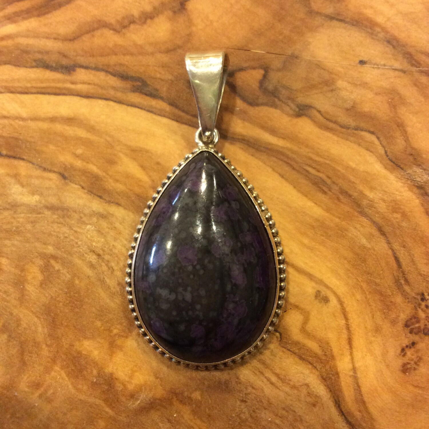 Southwestern Sterling and Sugilite Pendant – Haute Juice