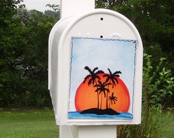 Tropical mailbox | Etsy