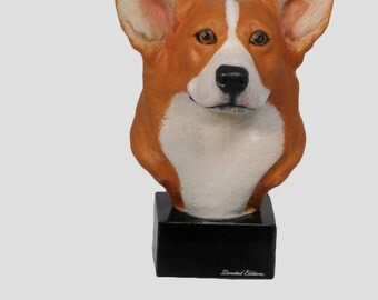 Corgi statue | Etsy