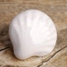 Large Drawer Knobs Shell Dresser Knobs Pulls White Ceramic