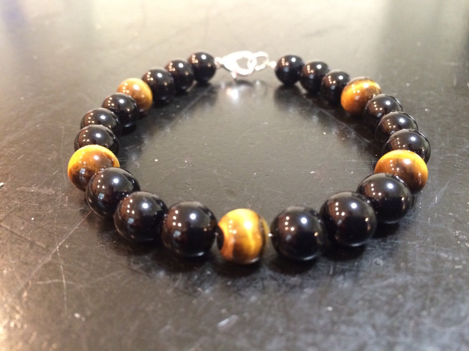 Tiger Eye Bracelet Tigers Eye Healing Crystal Bracelet