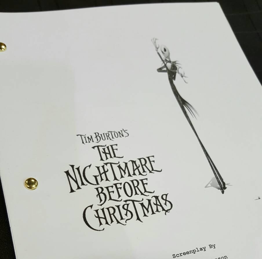 The Nightmare Before Christmas Film Script by TVandFilmScripts