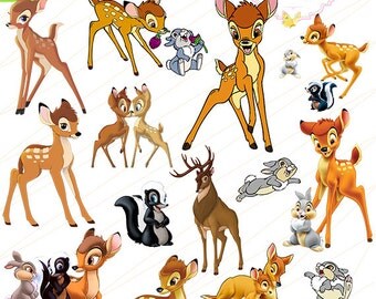 Bambi clip art | Etsy
