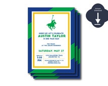 Unique polo invitation related items | Etsy