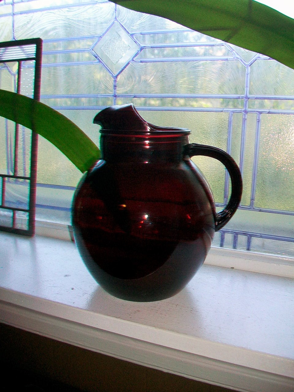 Royal Ruby Red Glass Pitcher Vintage Anchor Hocking – Haute Juice