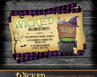 DIGITAL Halloween Wicked Witch Banner : by KreativeSweetDesigns