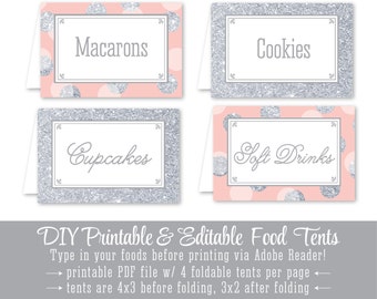 Buffet sign holder | Etsy