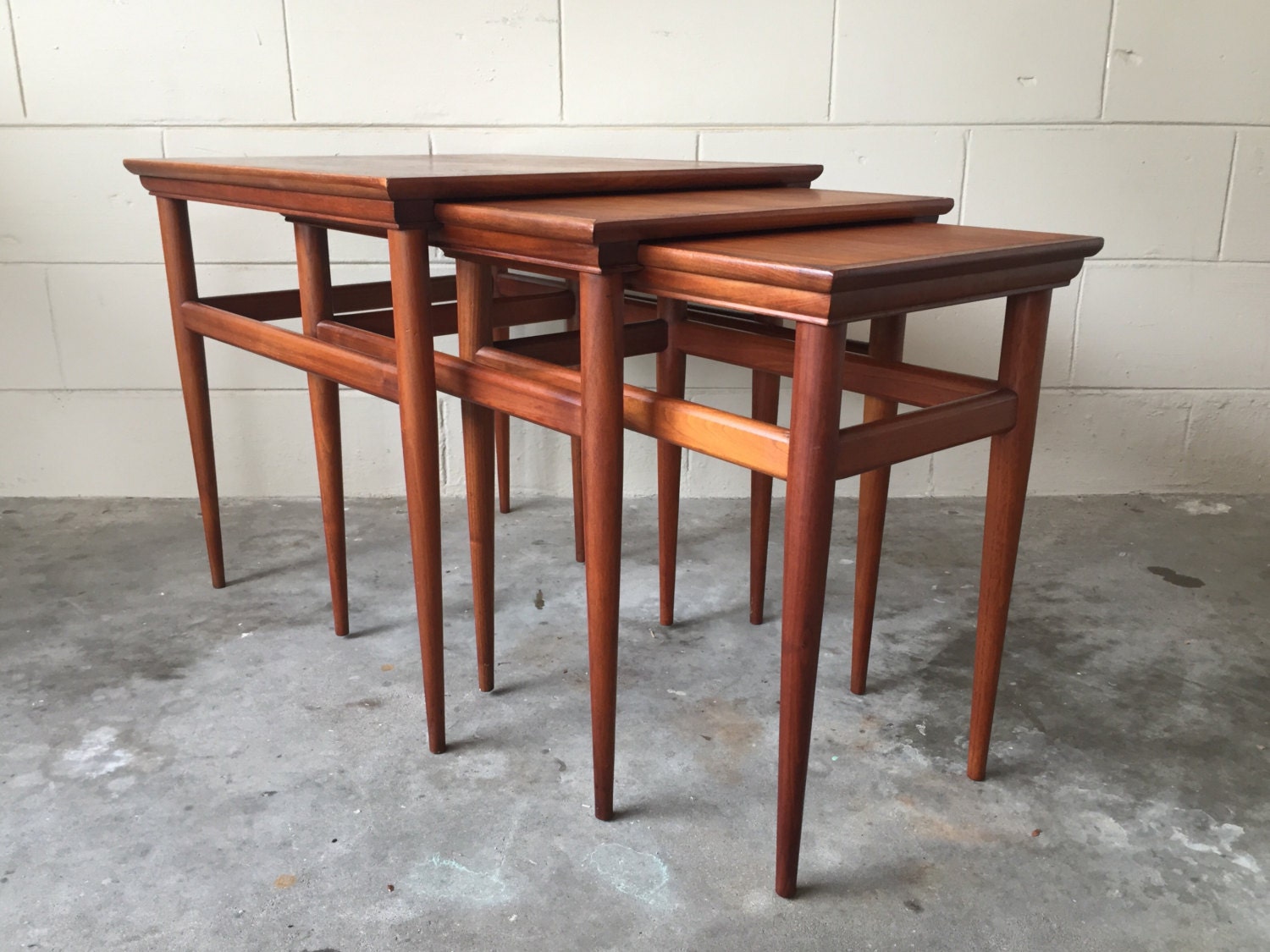 Vintage Mid century modern nesting tables by Heritage – Haute Juice