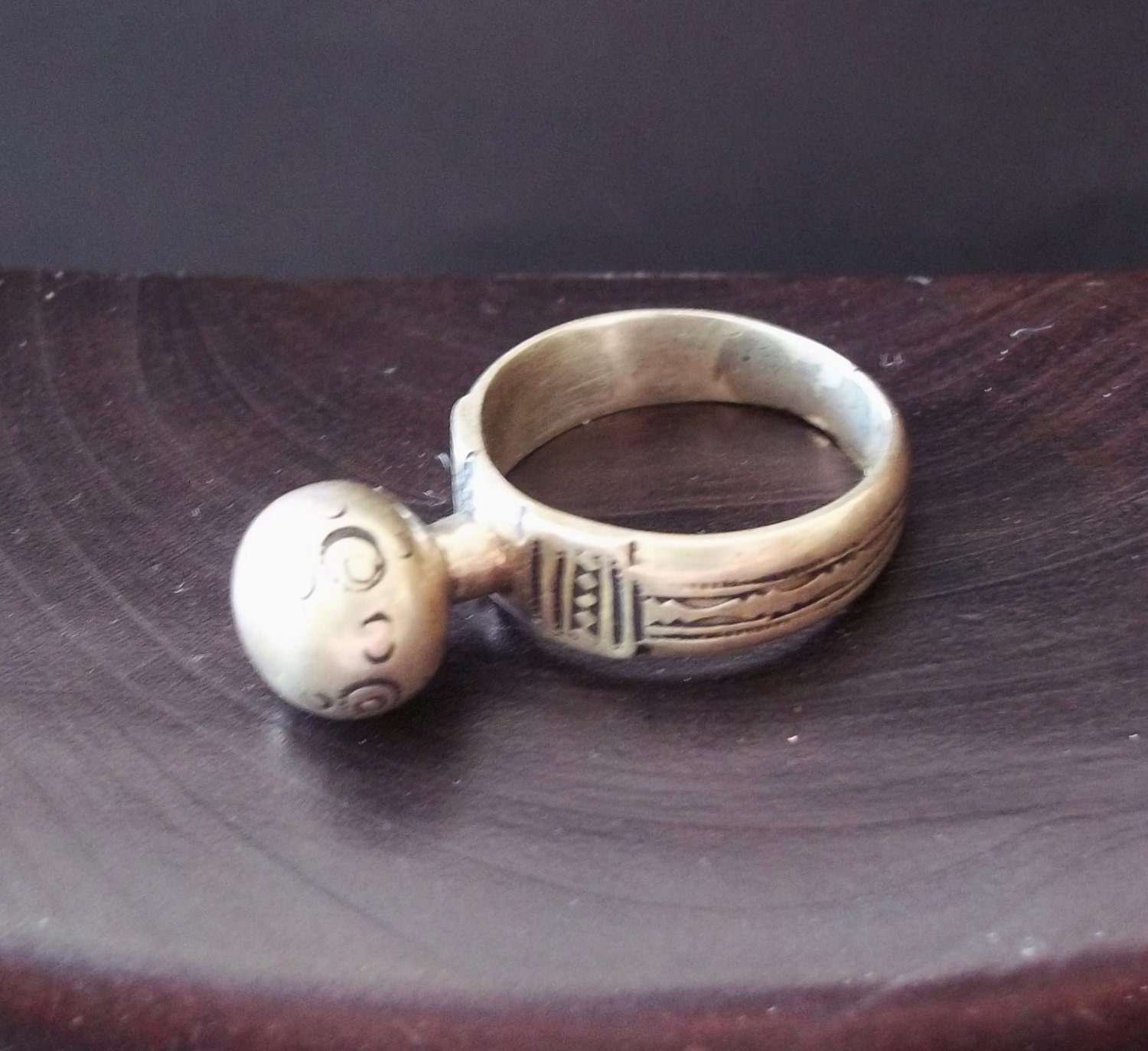 A Tuareg Berber ring from the Sahara desert. African ethnic, a Boho ...