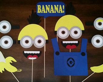 Minion photo prop | Etsy