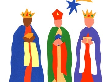 Three kings card | Etsy