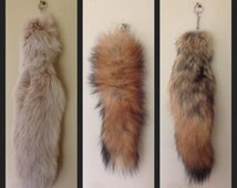 Popular items for fox tail keychain on Etsy